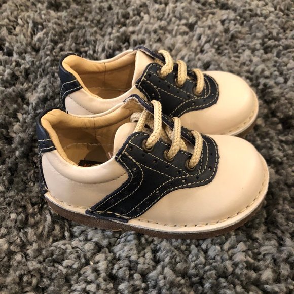 Kid Express | Shoes | Boys Kid Express Bone And Navy Saddle Shoes ...